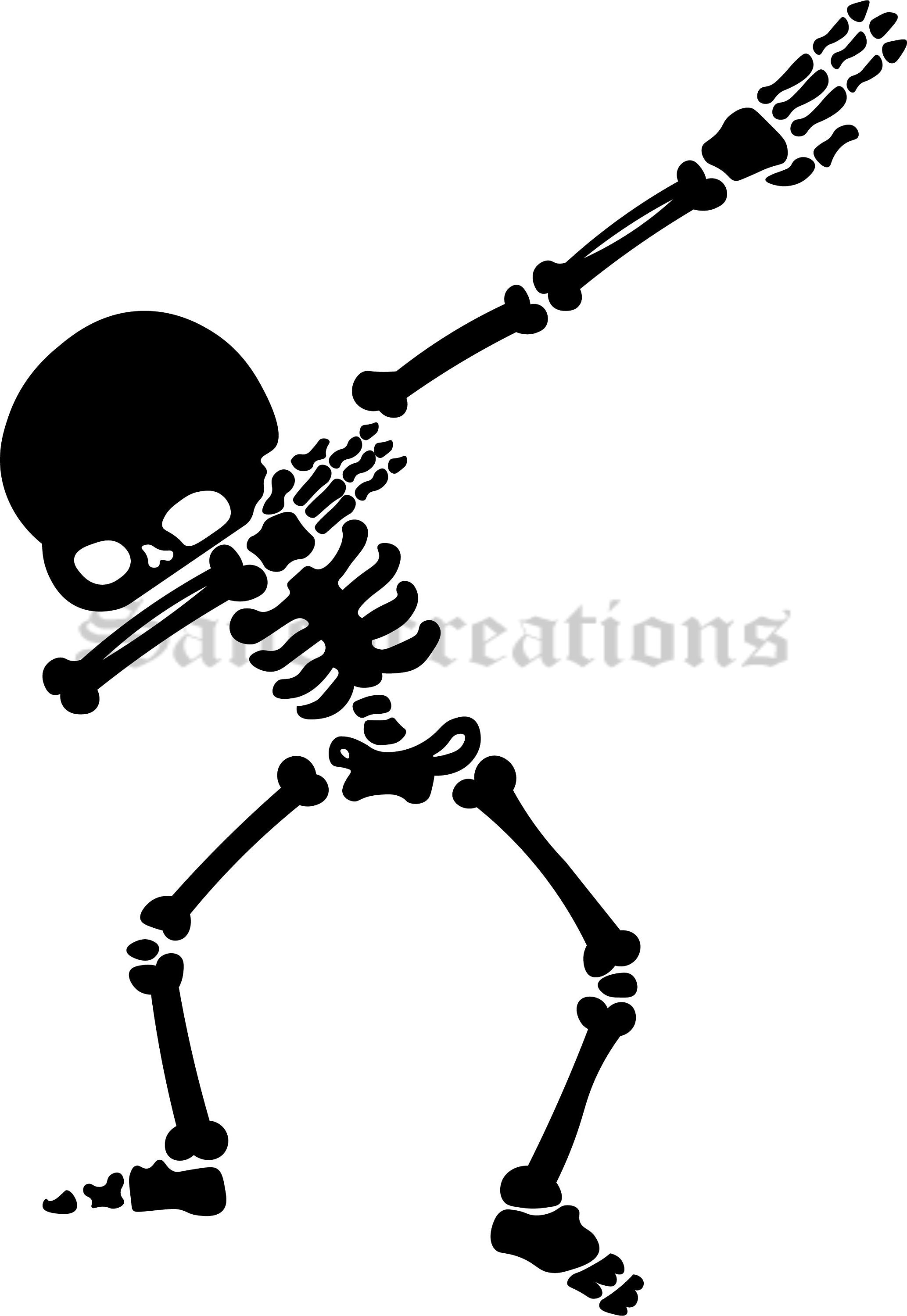 Dabbing Skeleton - Etsy