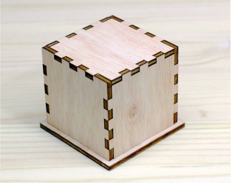 Laser Cutter Box Template File - Etsy