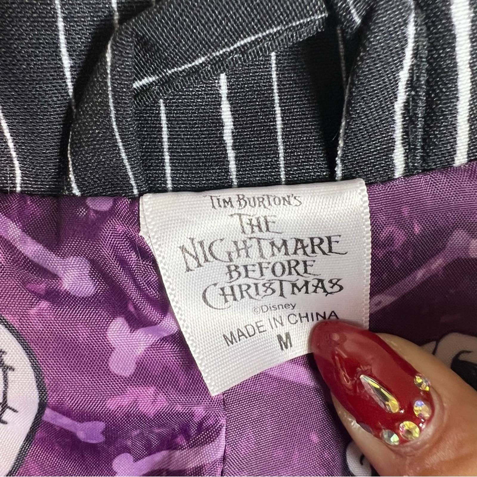 Disney Tim Burtons the Nightmare Before Christmas Stripe Blazer - Etsy