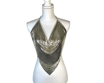 Metal Mesh Halter - Etsy