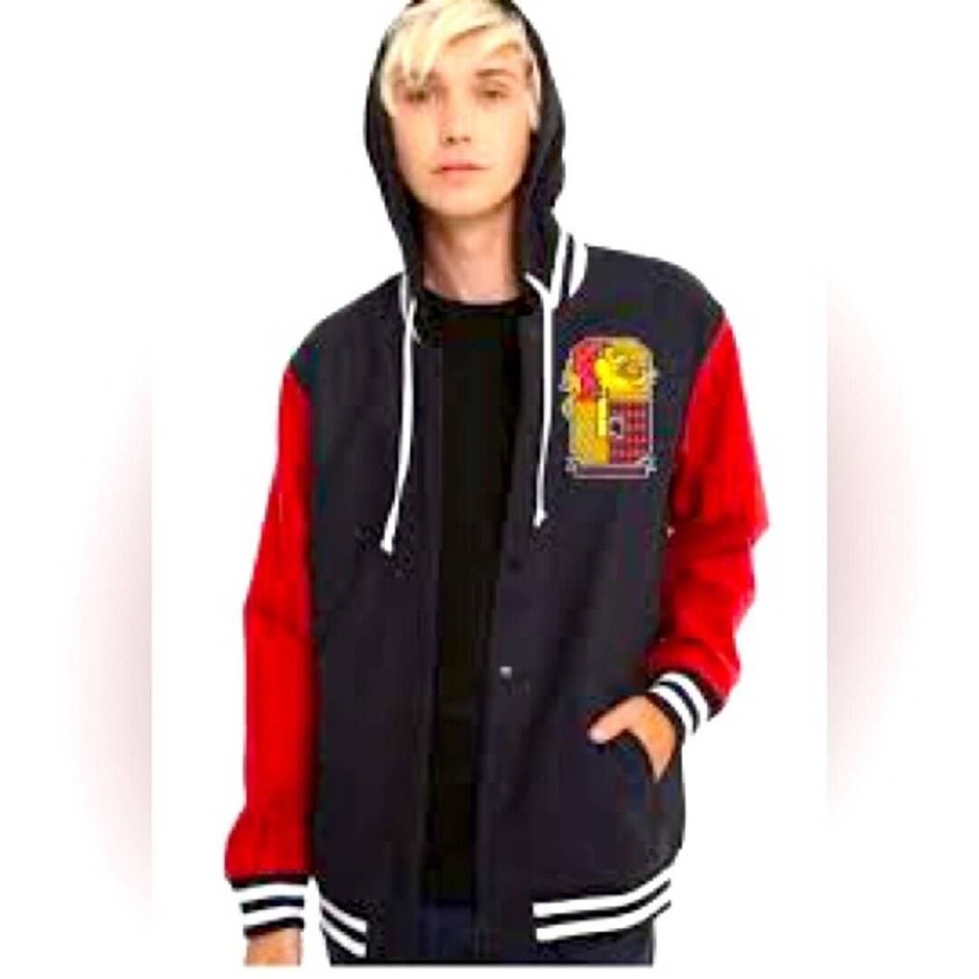 Harry Potter Gryffindor Logo Hooded Varsity Wool Jacket - Etsy