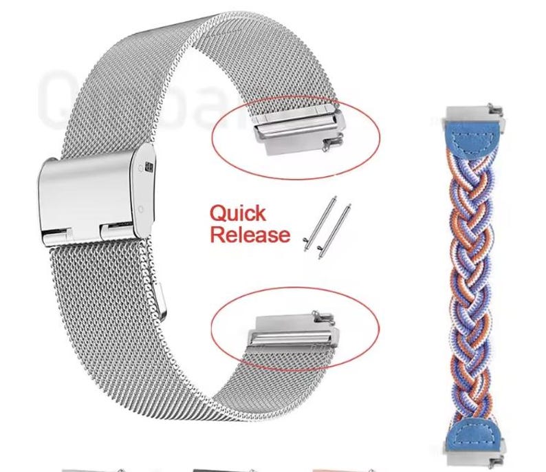 Stainless Steel Watch Band Connector for Samsung Watch 3/4/5/6 Metal ...