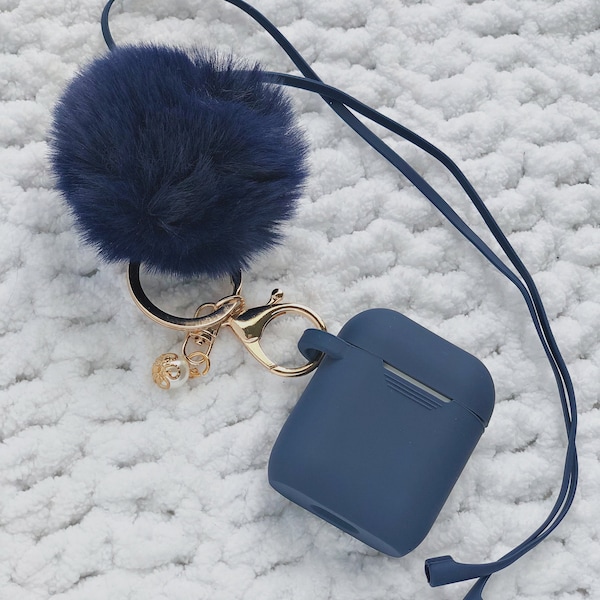 Silicone AirPod Case With Keychain - Etsy