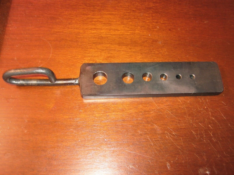 Blacksmith Bolster Plate 2" X 8", 6 Holes 1/4" to 3/4" Made in USA - Etsy
