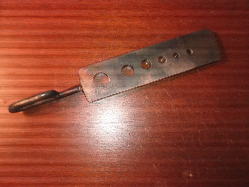 Blacksmith Bolster Plate 2 X 8 6 Holes 1/4 | Etsy