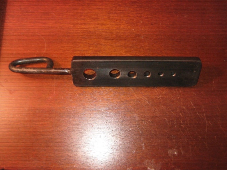 Blacksmith Bolster Plate 2 X 8 6 Holes 1/4 | Etsy