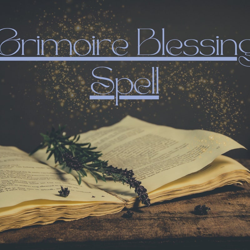 Book of Shadows Blessing - Etsy