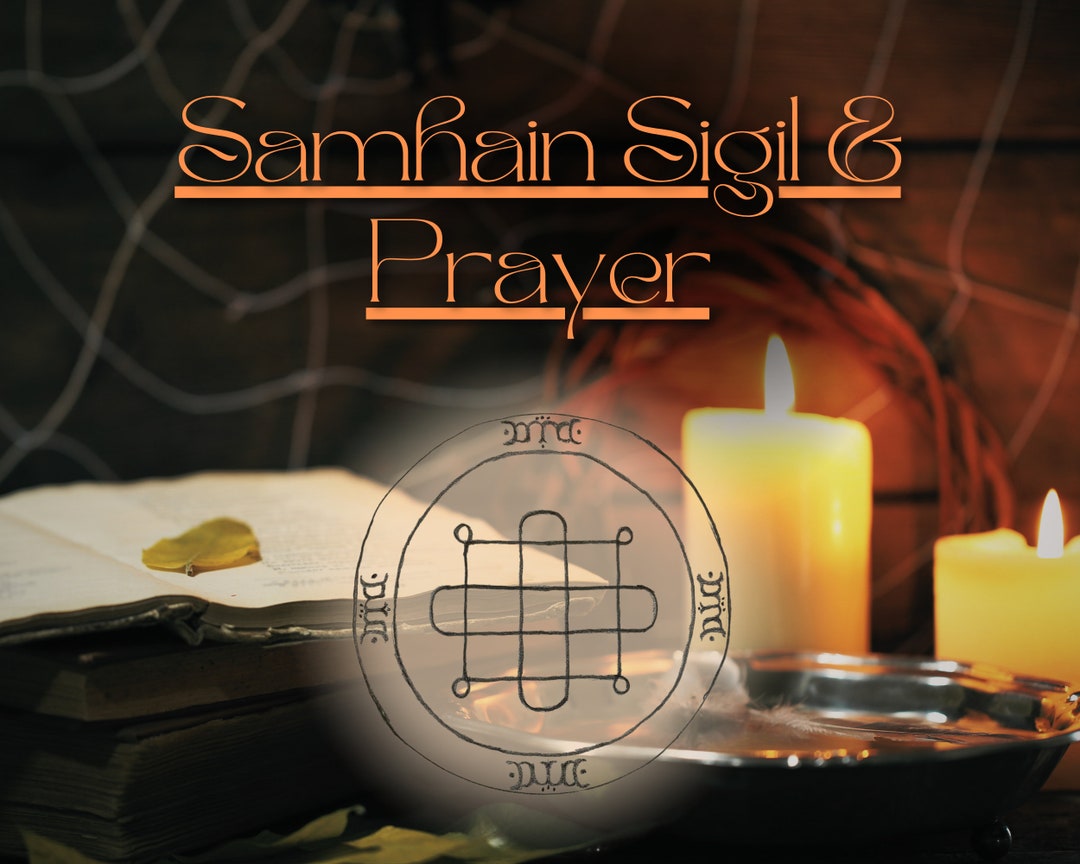 Samhain Sigil & Prayer - Etsy