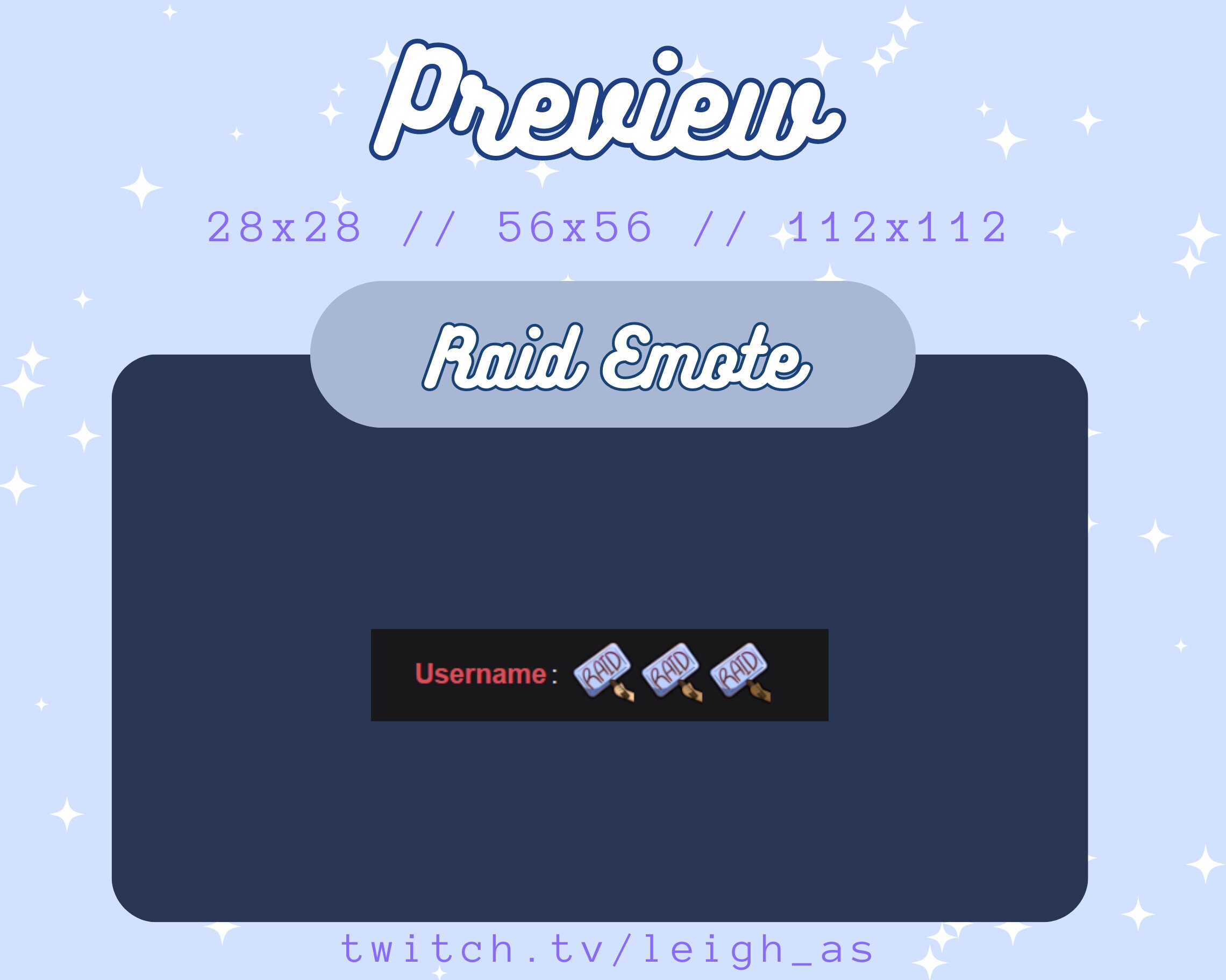 Raid Emote With 3 Different Skin Tones for Twitch, Discord, Youtube ...