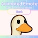 Animated Honking Goose Emote for Twitch Cute, Funny, Goofy, Streamer ...