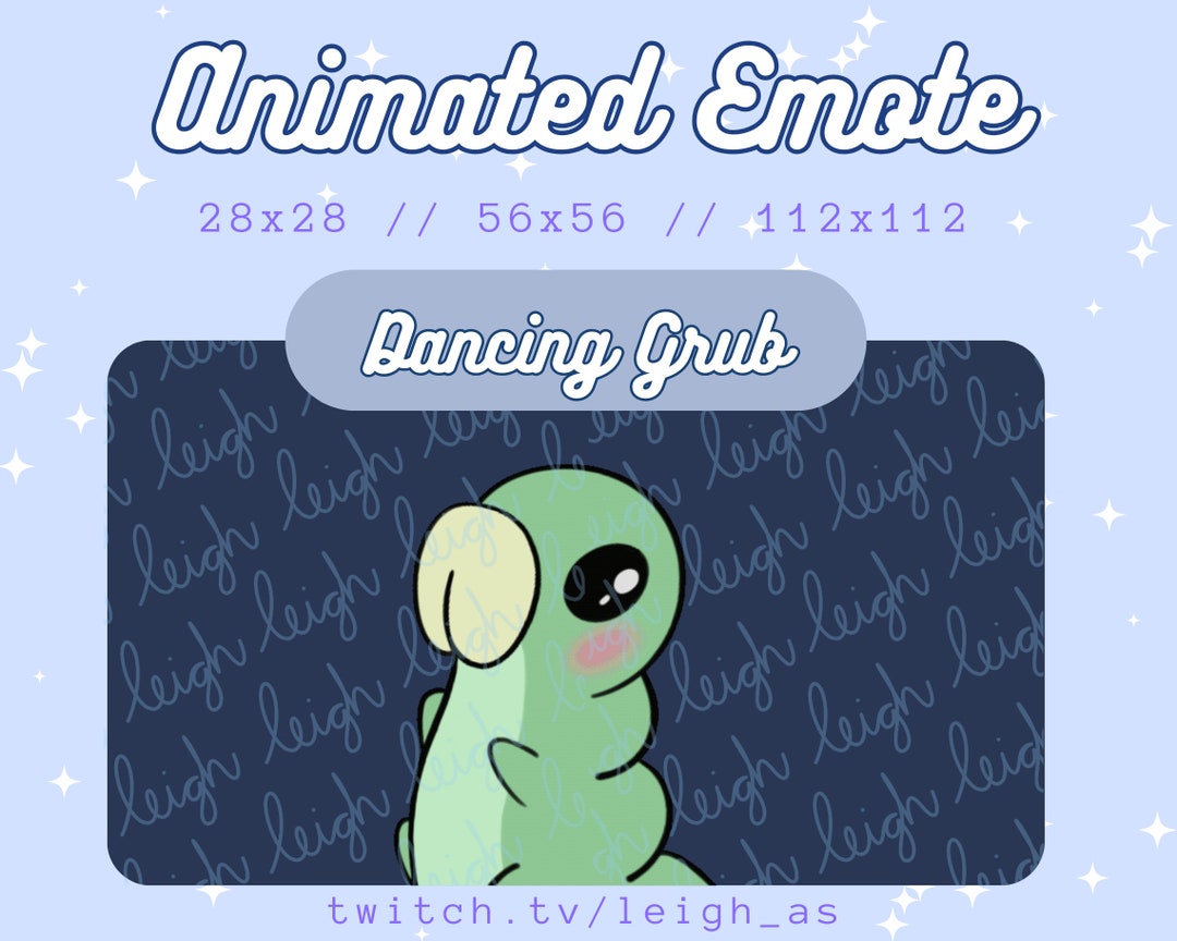 Dancing Grub Animated Twitch Emote - Hollow Knight, Dance, Party, Hype ...