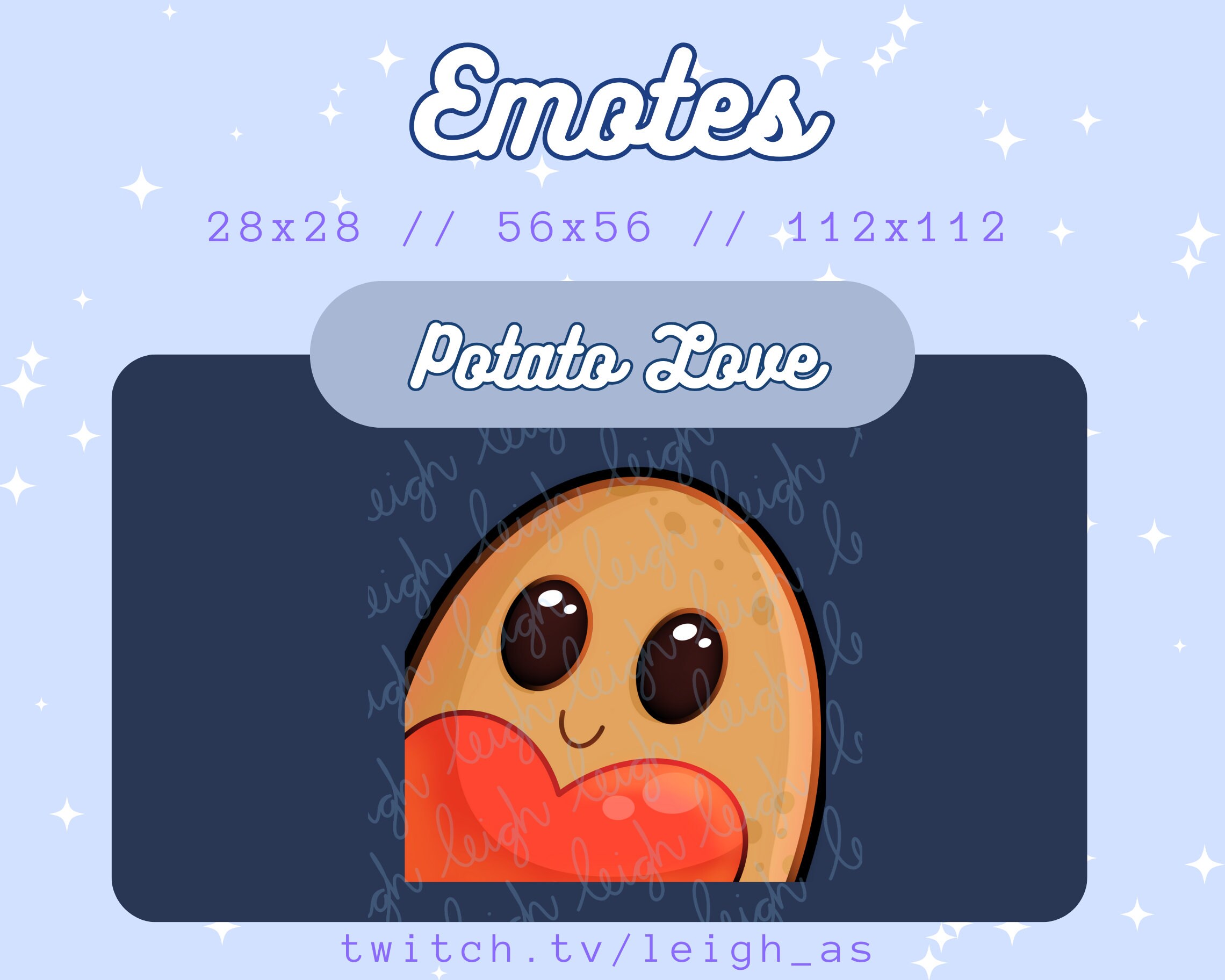 Paquete de gestos de papa para Twitch, YouTube y Discord: Lindo, Kawaii ...