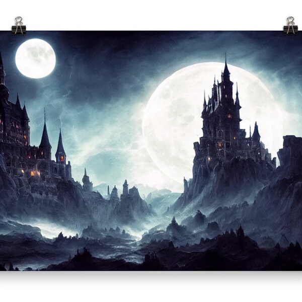 Gothic Art Print - Etsy