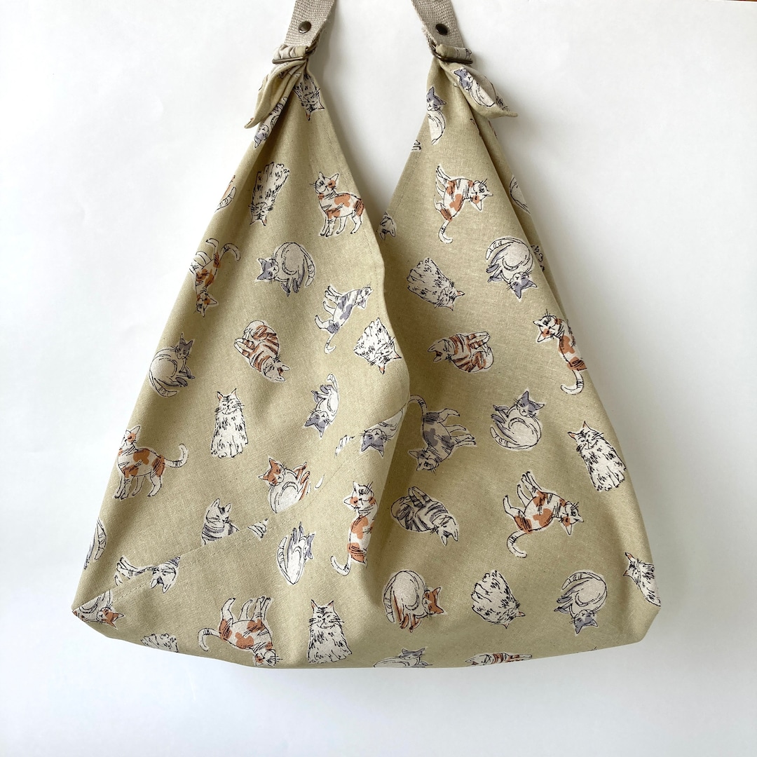 Azuma Bag With Leather Handle, Azuma Bag, Azumabukuro, Eco Bag ...