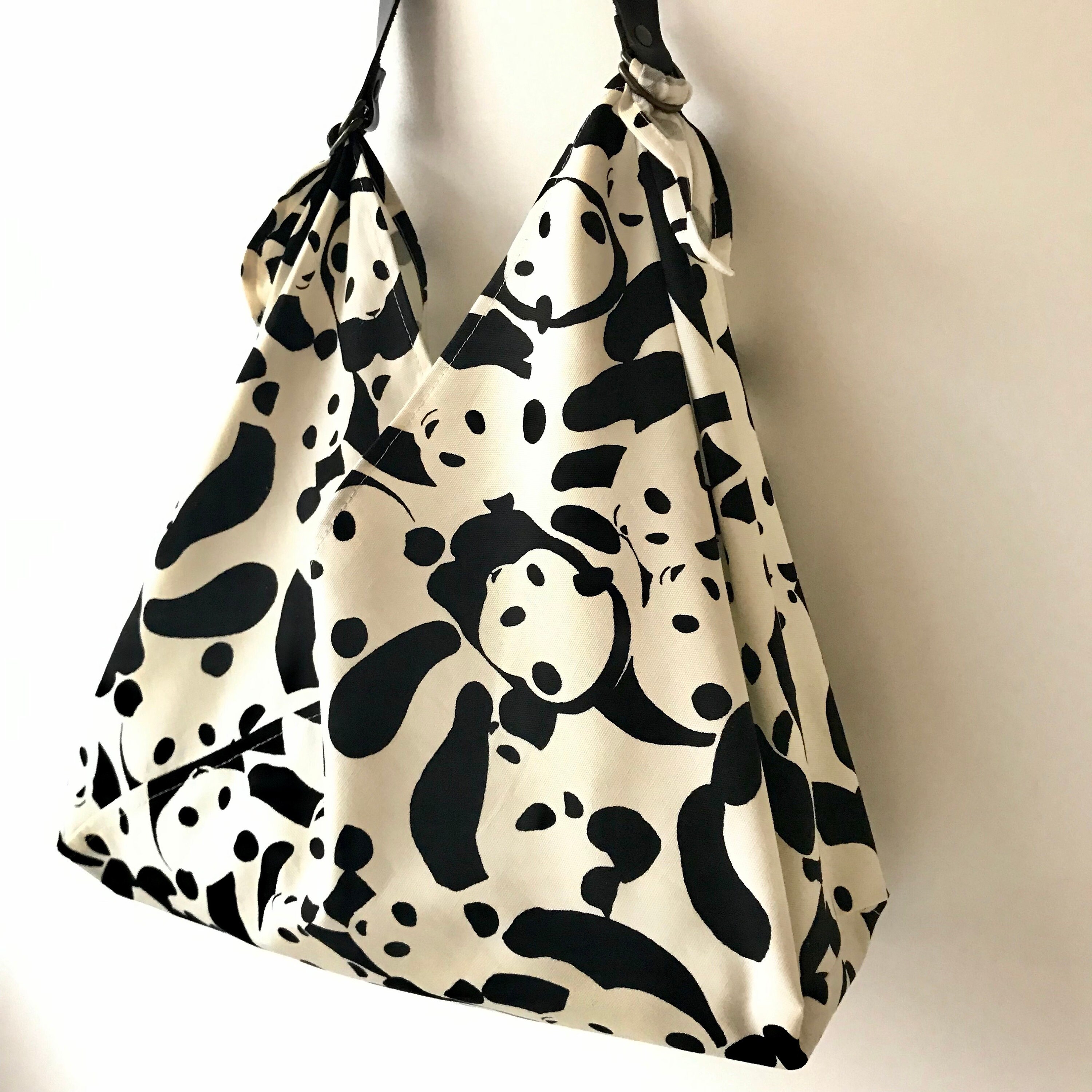 Leather handle azuma bag azuma bag azumabukuro eco bag | Etsy