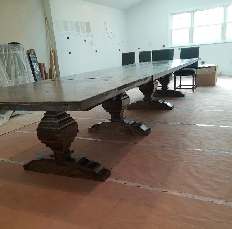 Huge Pedestal Dining Tables - Etsy