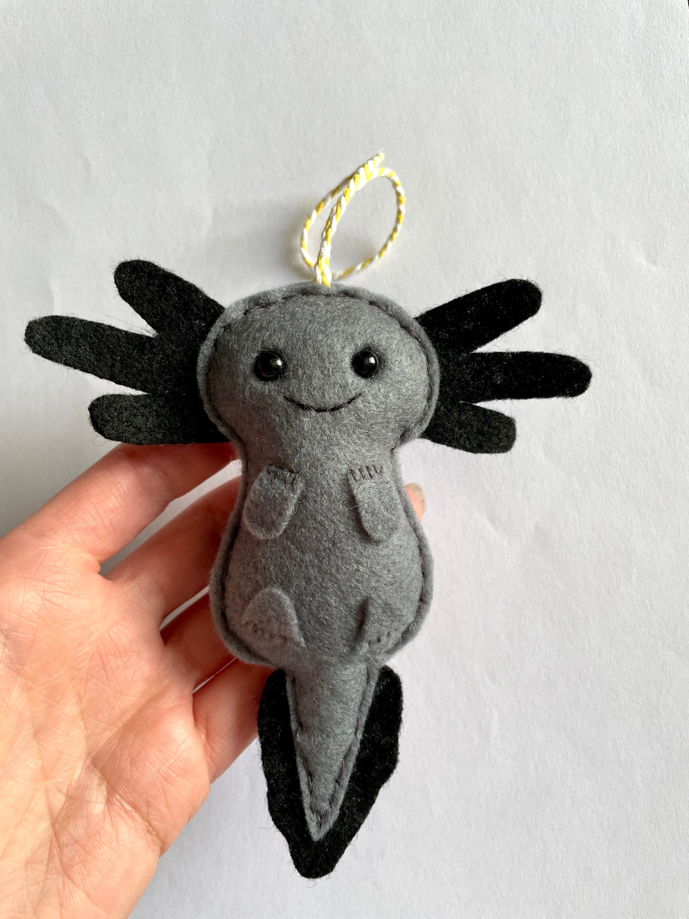 Handmade Felt Axolotl Salamander Lizard Plush - Etsy