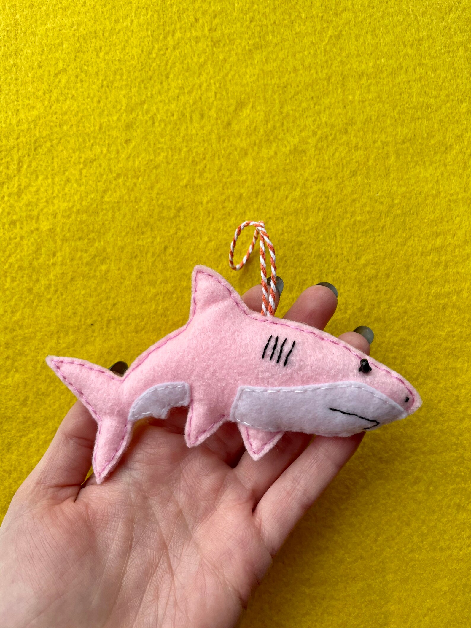 Handmade Felt Shark | Keyring | Keychain | Brooch | Plush | Magnet ...