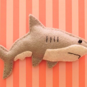 Handmade Felt Shark | Keyring | Keychain | Brooch | Plush | Magnet ...