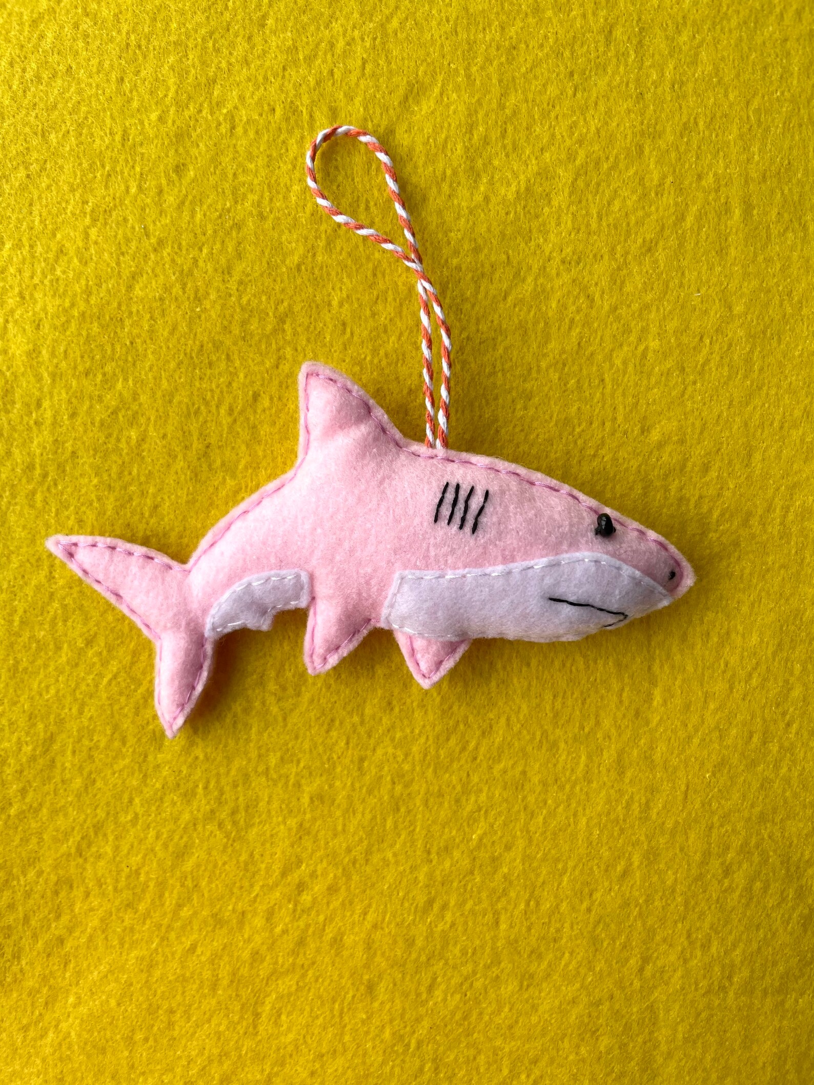 Handmade Felt Shark Keyring Keychain Brooch Plush Magnet Gift Pin Badge ...