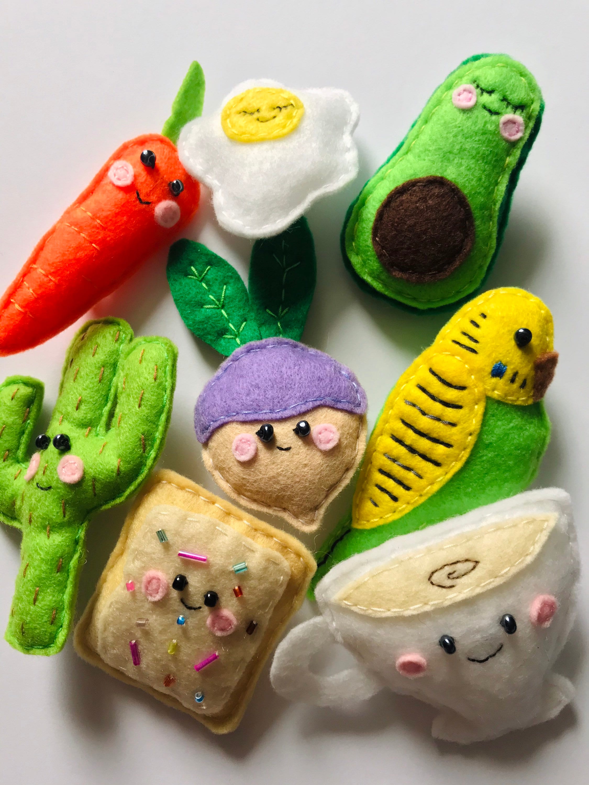 Handmade Felt Turnip Badges Brooch Plant Gift Badge | Etsy