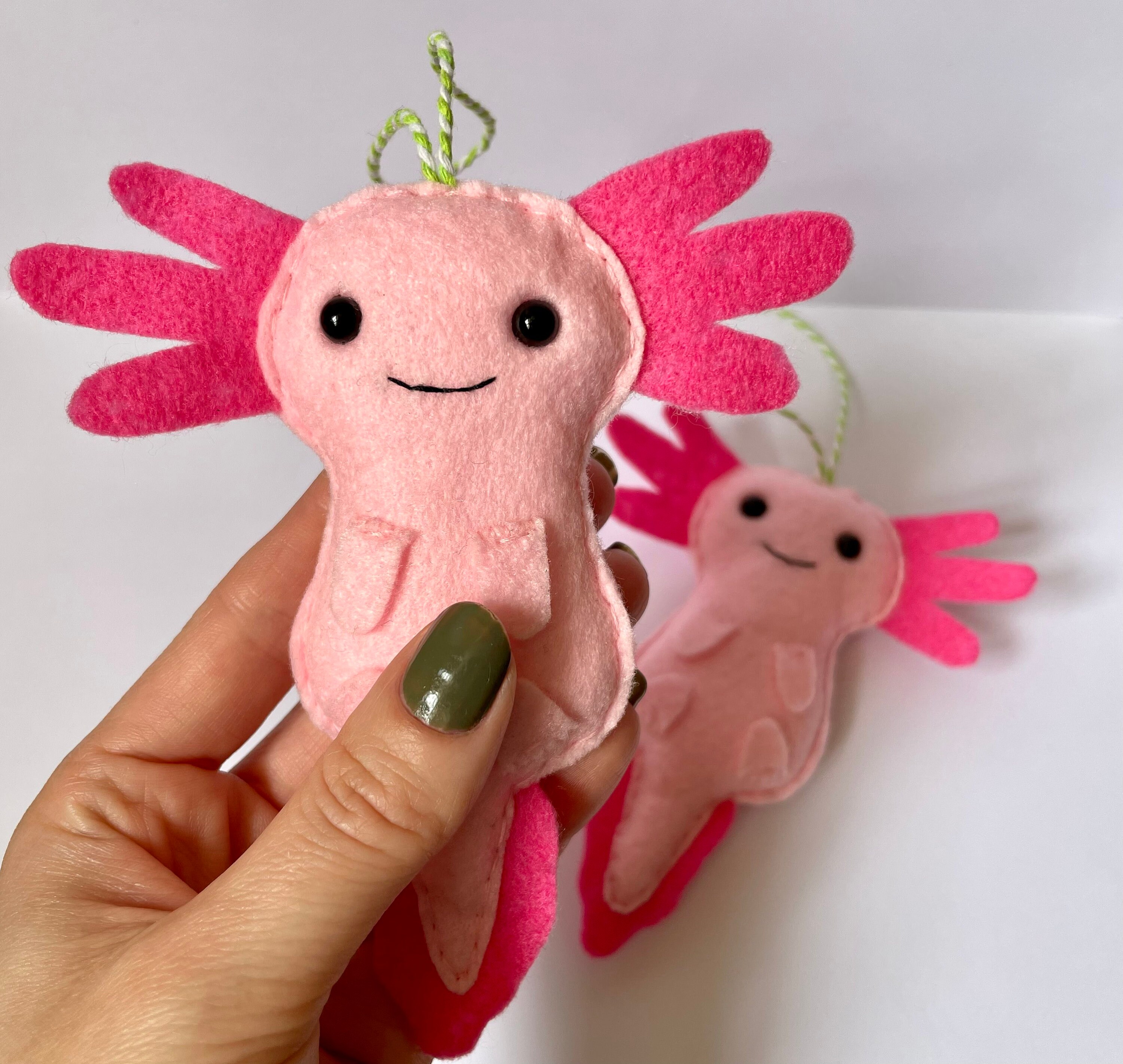 Handmade Felt Axolotl Salamander Lizard Plush | Etsy