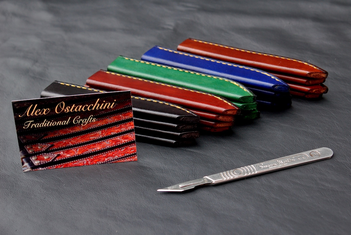 Handmade Leather Scalpel Sheath/ Scabbard/ Case Size 3 Handle - Etsy