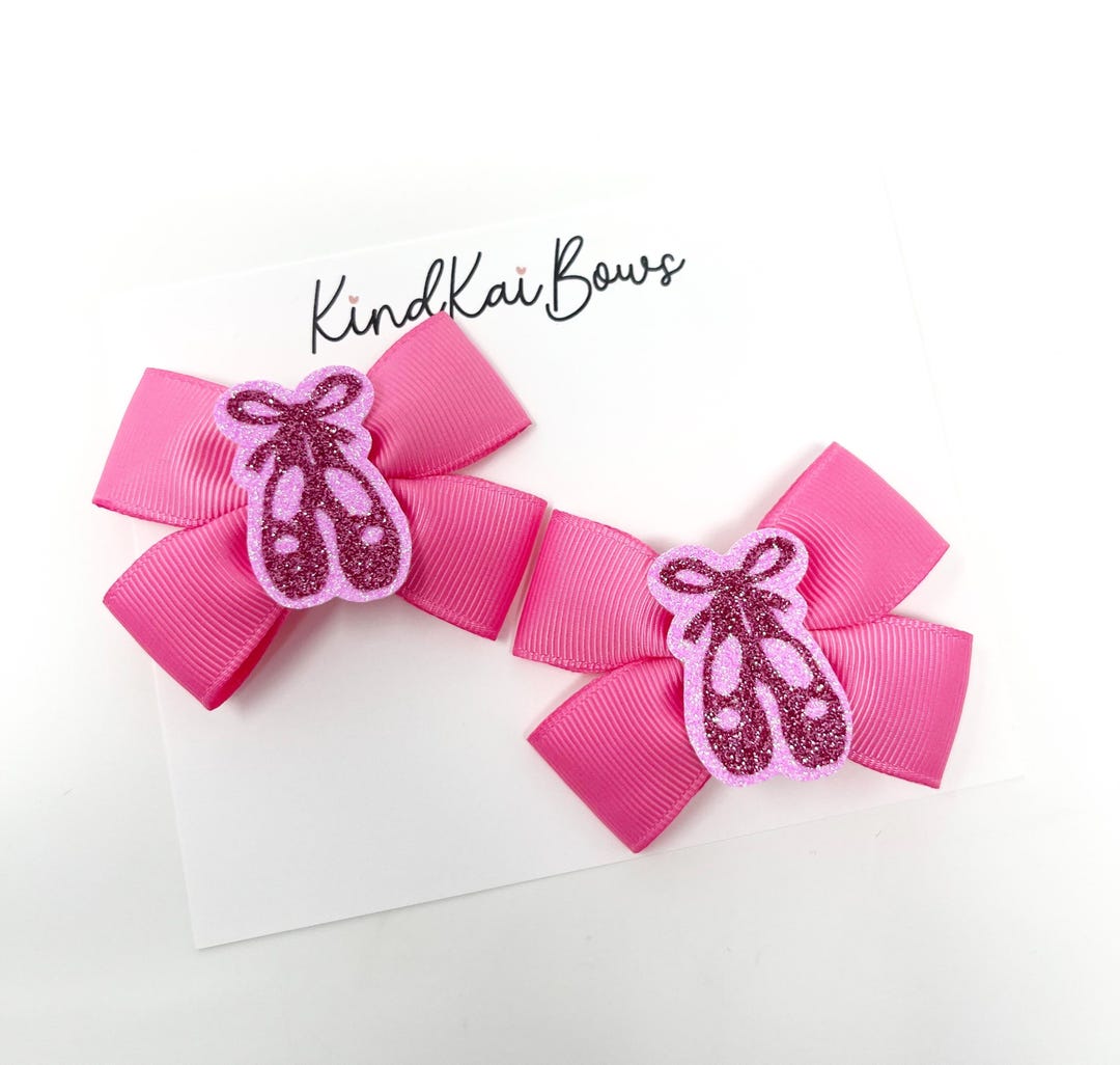 Ballet Hair Bows, Ballet Shoes Bows, Dance Bows, Hairbows for Ballet ...