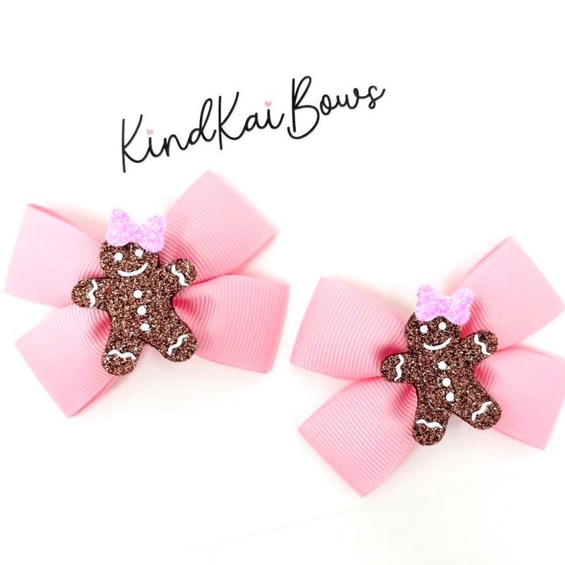 Gingerbread Hair Bow - Etsy