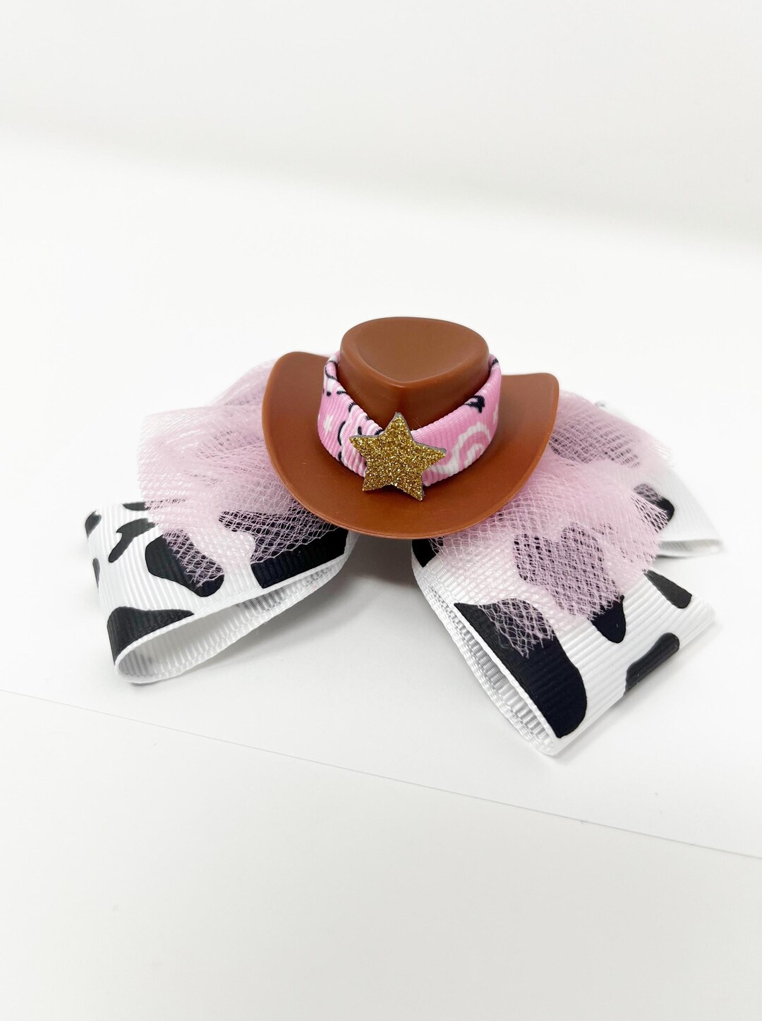 Cowboy Hat Hair Bow, Western Birthday, Western Party, Country Party ...
