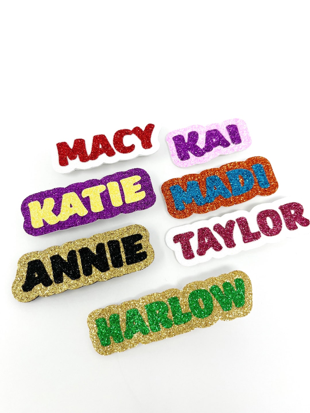 Custom Name Hair Bows, Name Hair Clips, Personalized Name Gifts ...