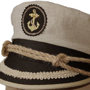 Captain, Yacht , Sailor Cap, Skipper, Marine Hat, Festival Hat, Party ...