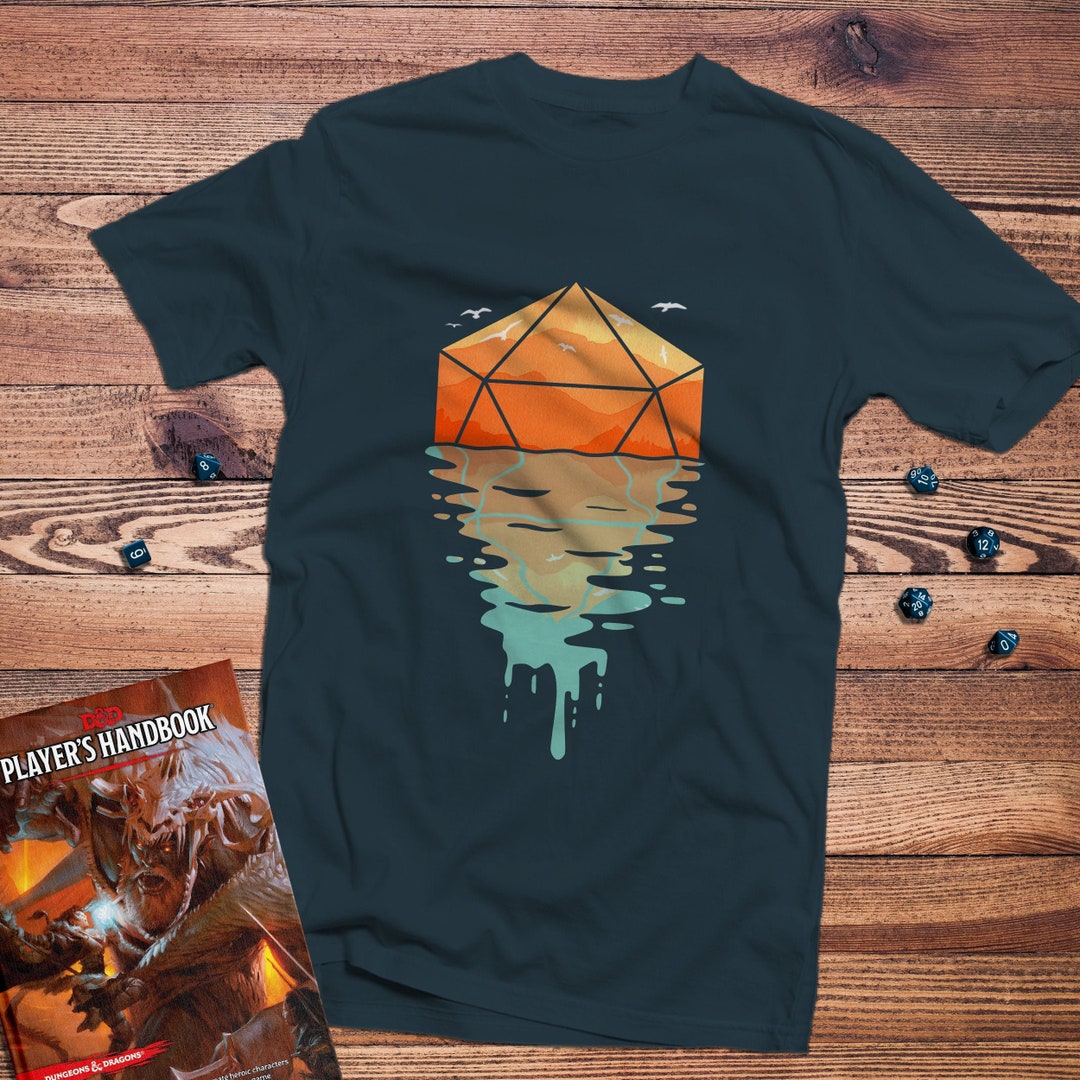 A D20 Sunset D&D Shirt | Dnd | Dungeons Dragons | Gifts for Dm ...