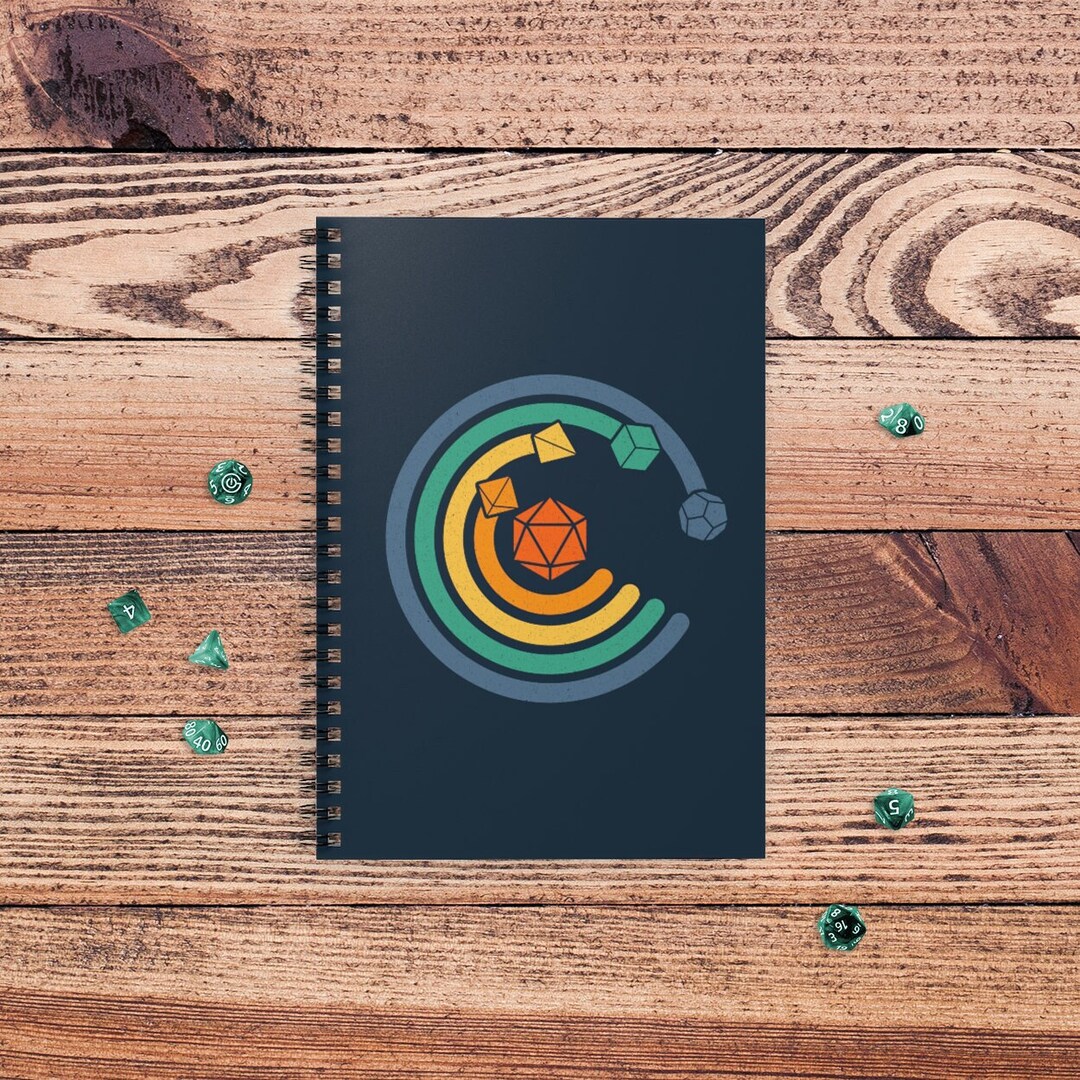 Circle of Dice Notebook / Journal | Minimalistic Dice | Dm | Dungeon ...