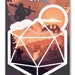 The D20 Hero Sticker Dnd Art Gift for Dnd Players Dungeons and Dragons ...