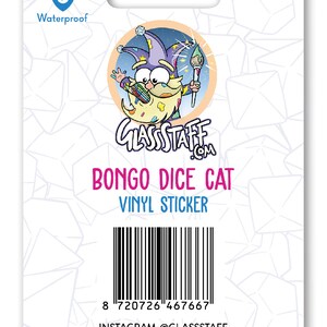 Dice Cat Transparant Dnd Sticker | Neko Kitten Ttrpg Sticker | Dnd Gift ...