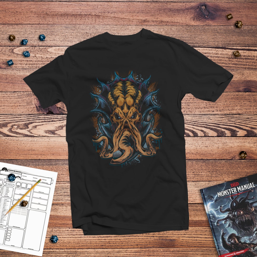 Flaying the Mind Shirt | Dungeons and Dragons | Dnd | D20 | Dnd Tshirt ...