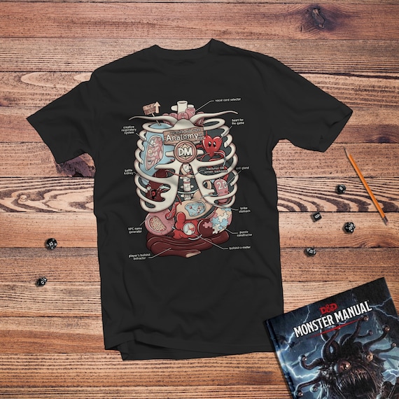 The Anatomy of the DM Shirt DM Dnd Gift GM Dungeons & - Etsy Australia