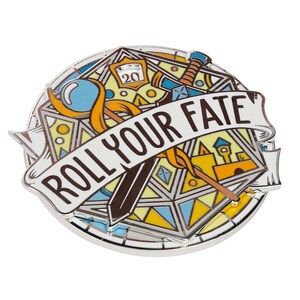 Roll Your Fate Spinner Pin | DM Gift | Gift for Gamers | Dnd Gift ...