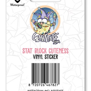 Cuteness Stat Block | Ttrpg Sticker | Dnd Gift | GM | Dungeons ...