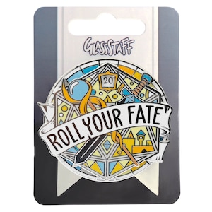 Roll Your Fate Spinner Pin | DM Gift | Gift for Gamers | Dnd Gift ...