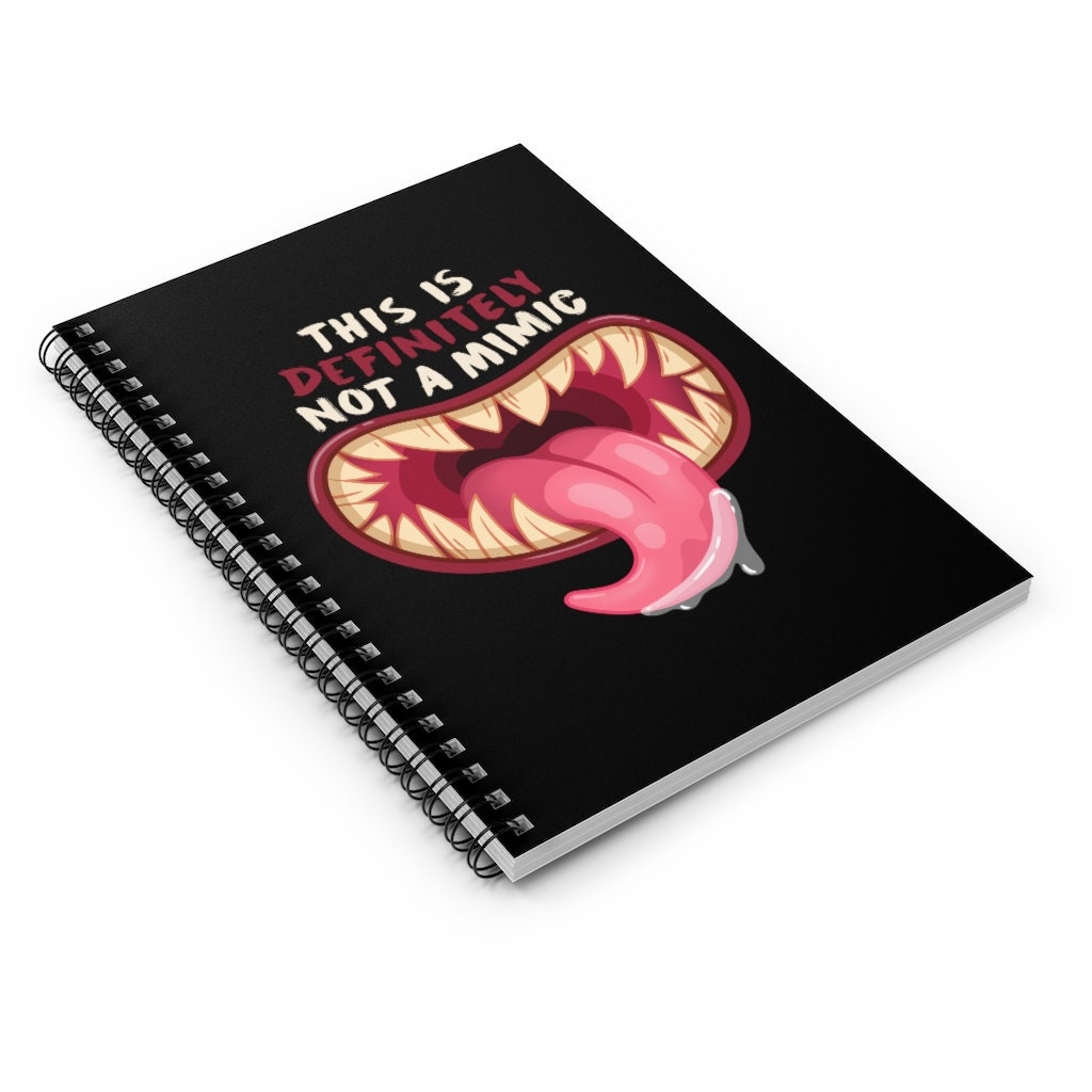 This is Definitely Not a Mimic Notebook / Journal Dungeons - Etsy