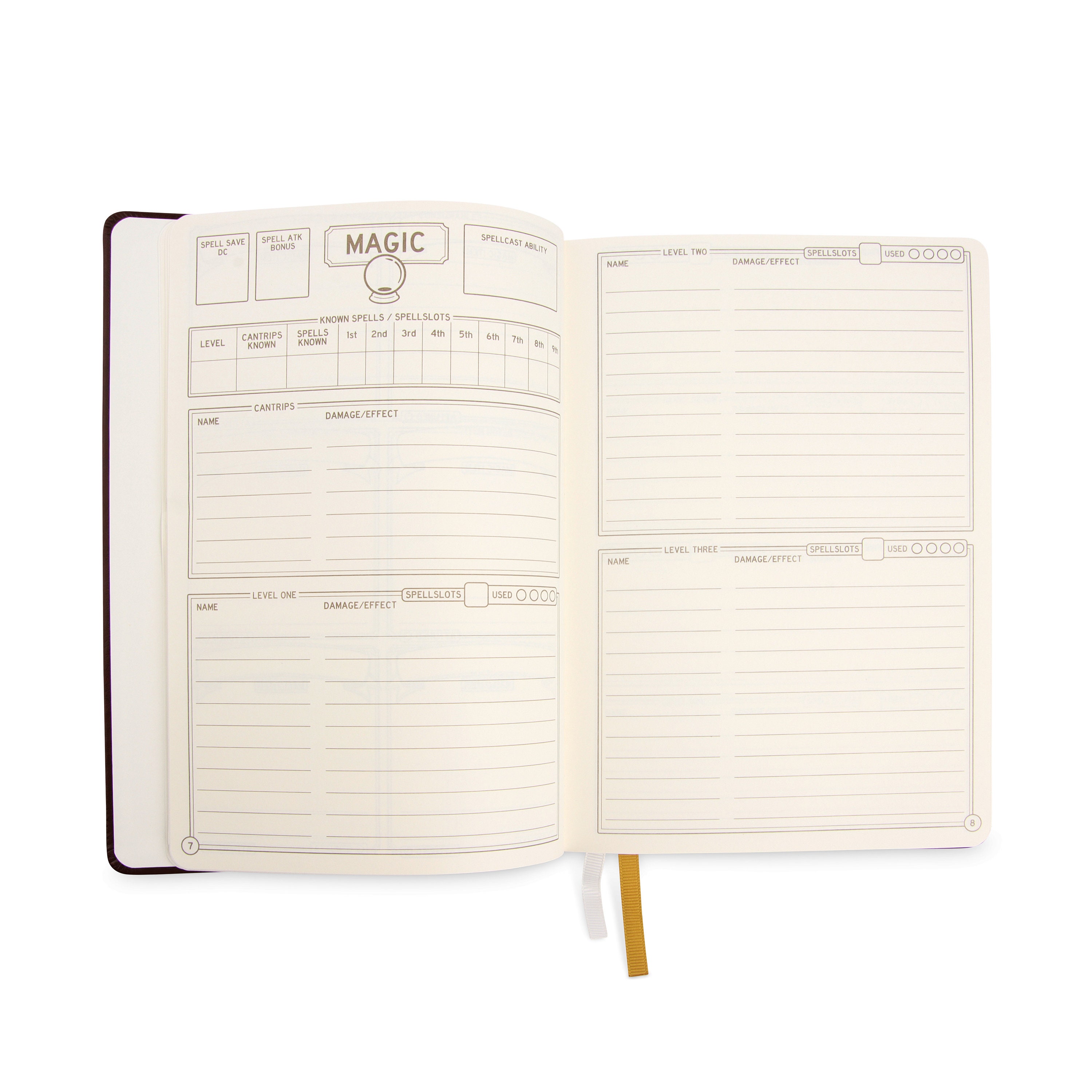 Roll And Play Printable Dnd Character Journal, Dnd Character Sheet With ...