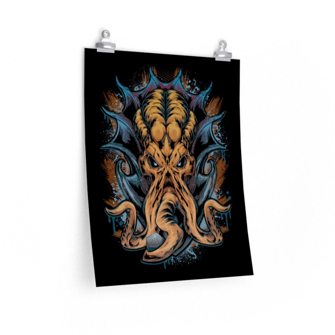 Flaying the Mind Poster Dnd Poster Dm D20 Dnd Wall Art - Etsy