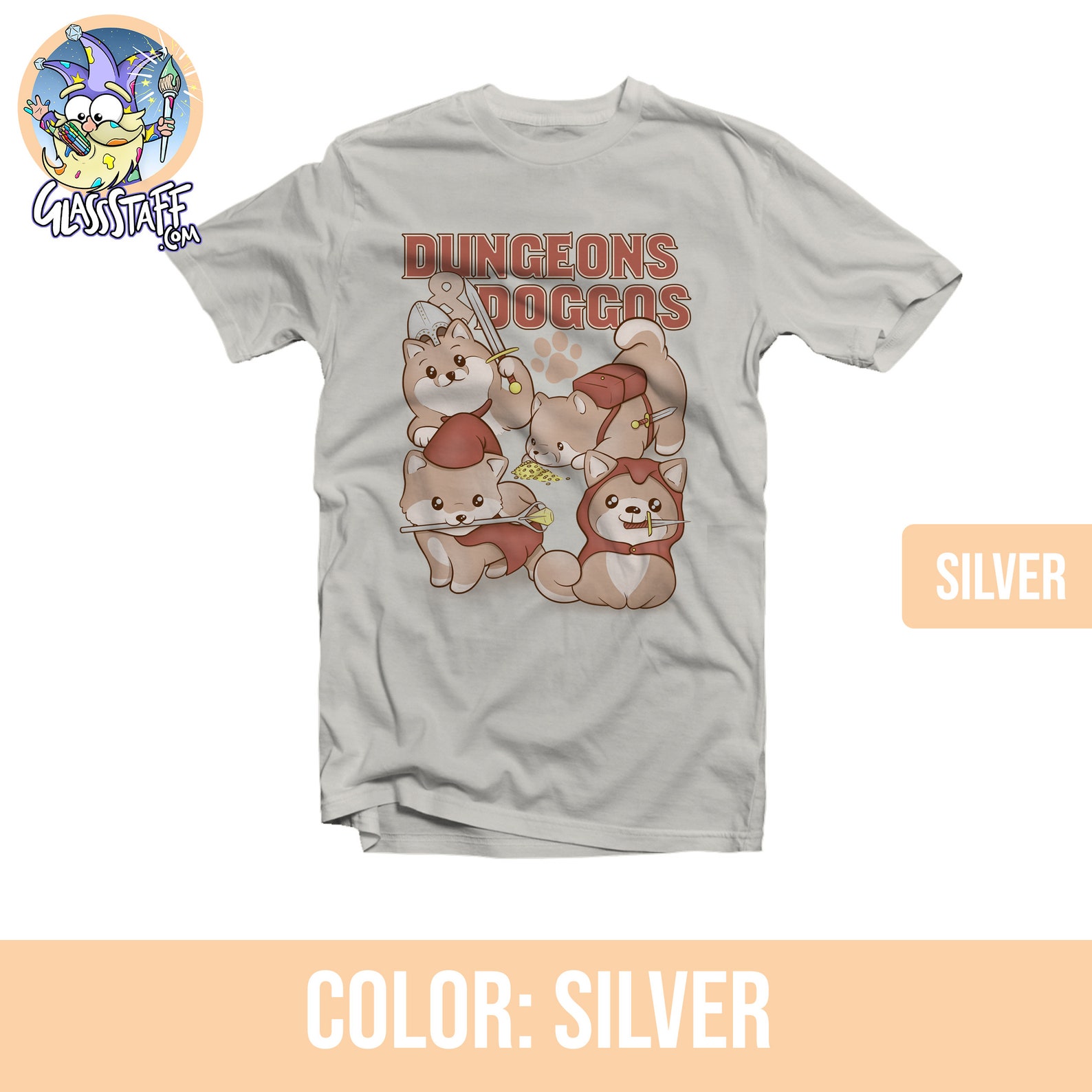 Dungeons & Doggos Dnd Shirt | Gifts for Geeks | Dungeon Master (dm ...
