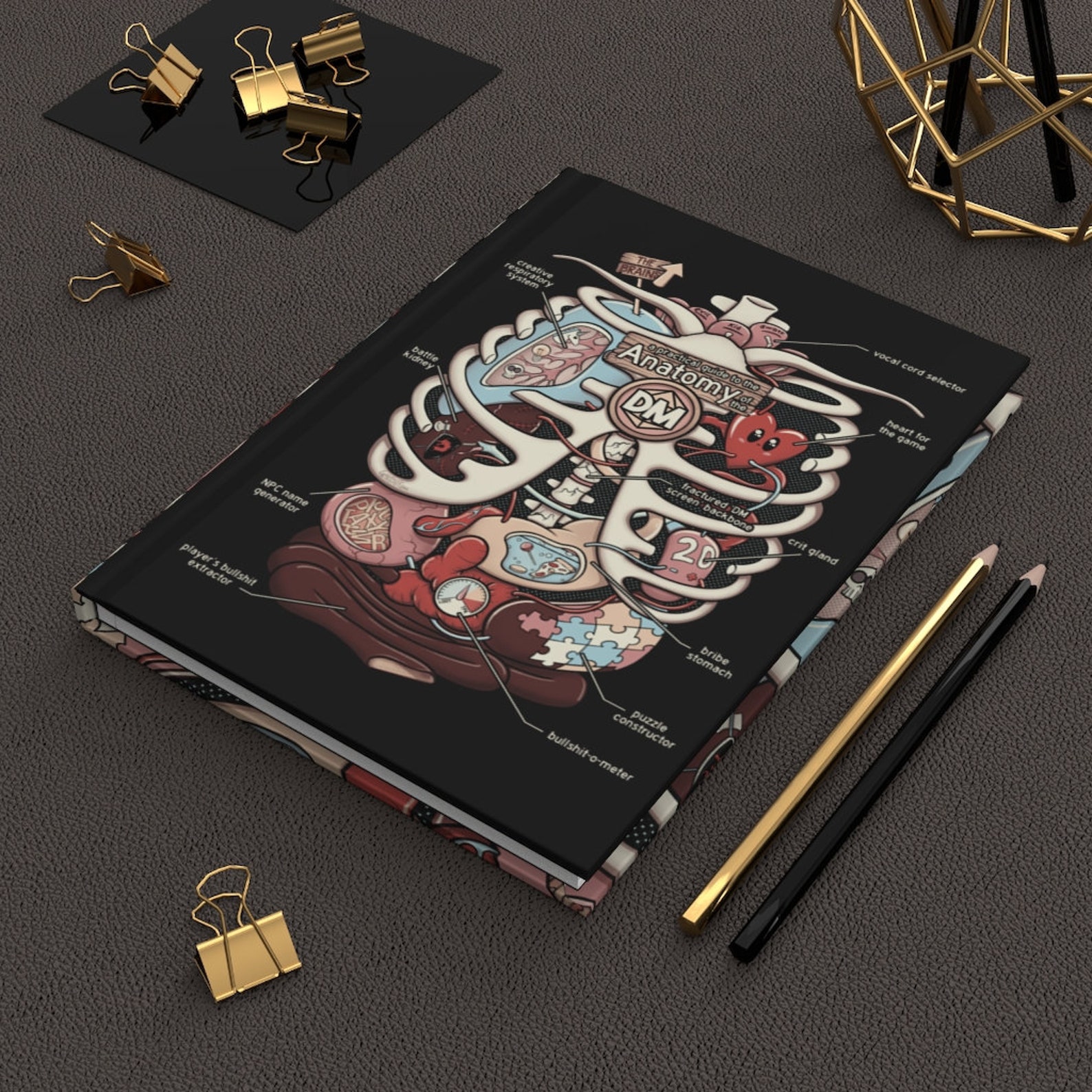 The Anatomy of the DM Personalizable Dungeons and Dragons Journal | Dnd ...