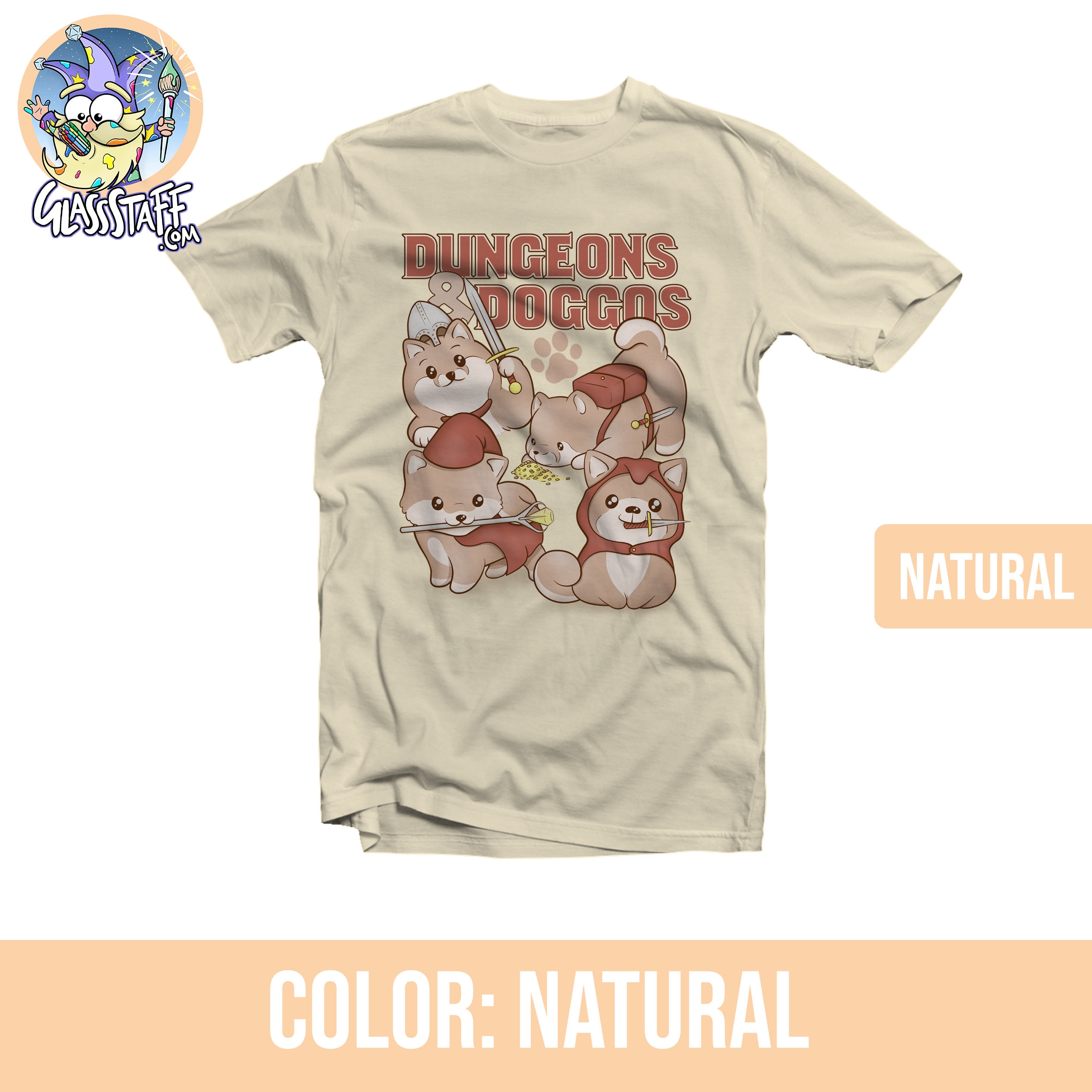 Dungeons & Doggos Dnd Shirt | Gifts for Geeks | Dungeon Master (dm ...