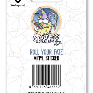 Roll Your Fate Sticker | Dnd Sticker | TTRPG Gift | GM | Dungeons ...