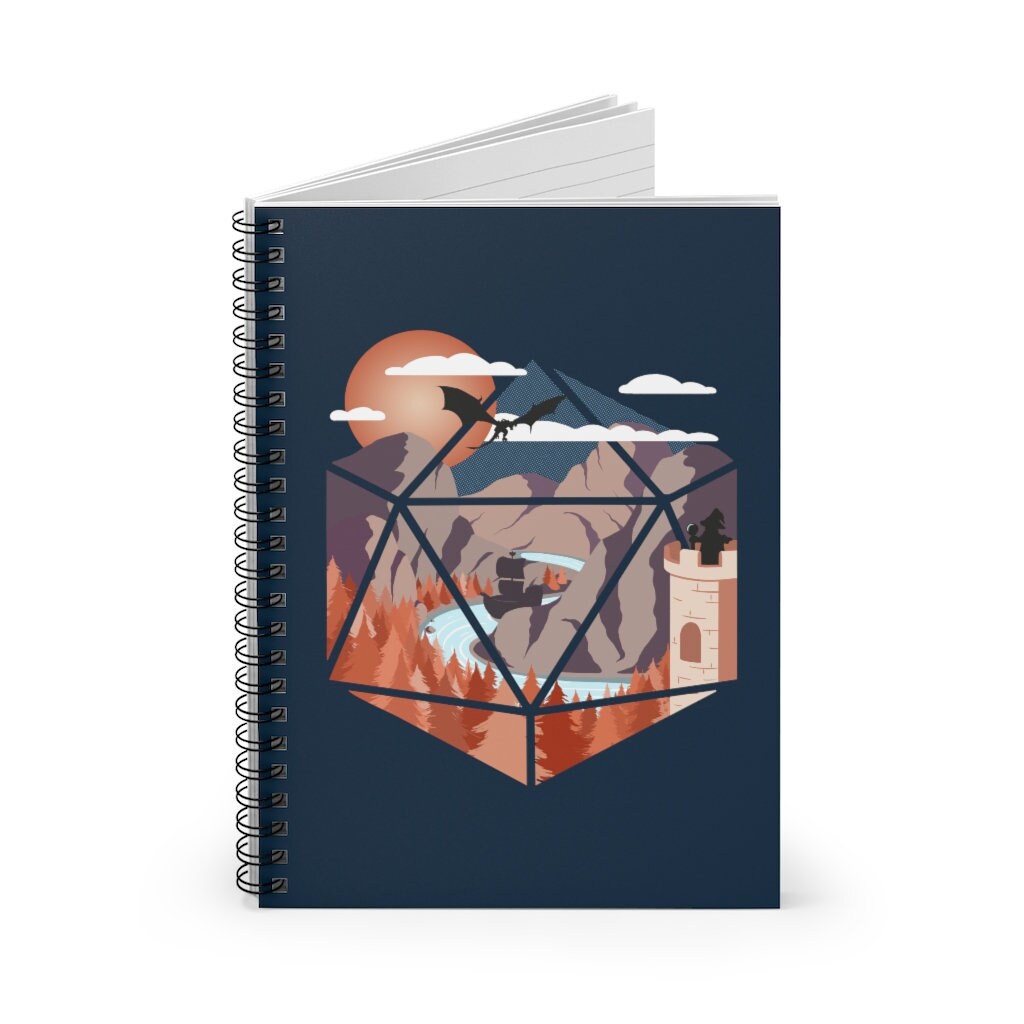 The Arrival D20 Notebook / Journal Dm Gift Dnd Dm Dnd | Etsy