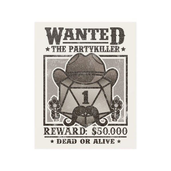 Dnd Wanted Poster - Etsy